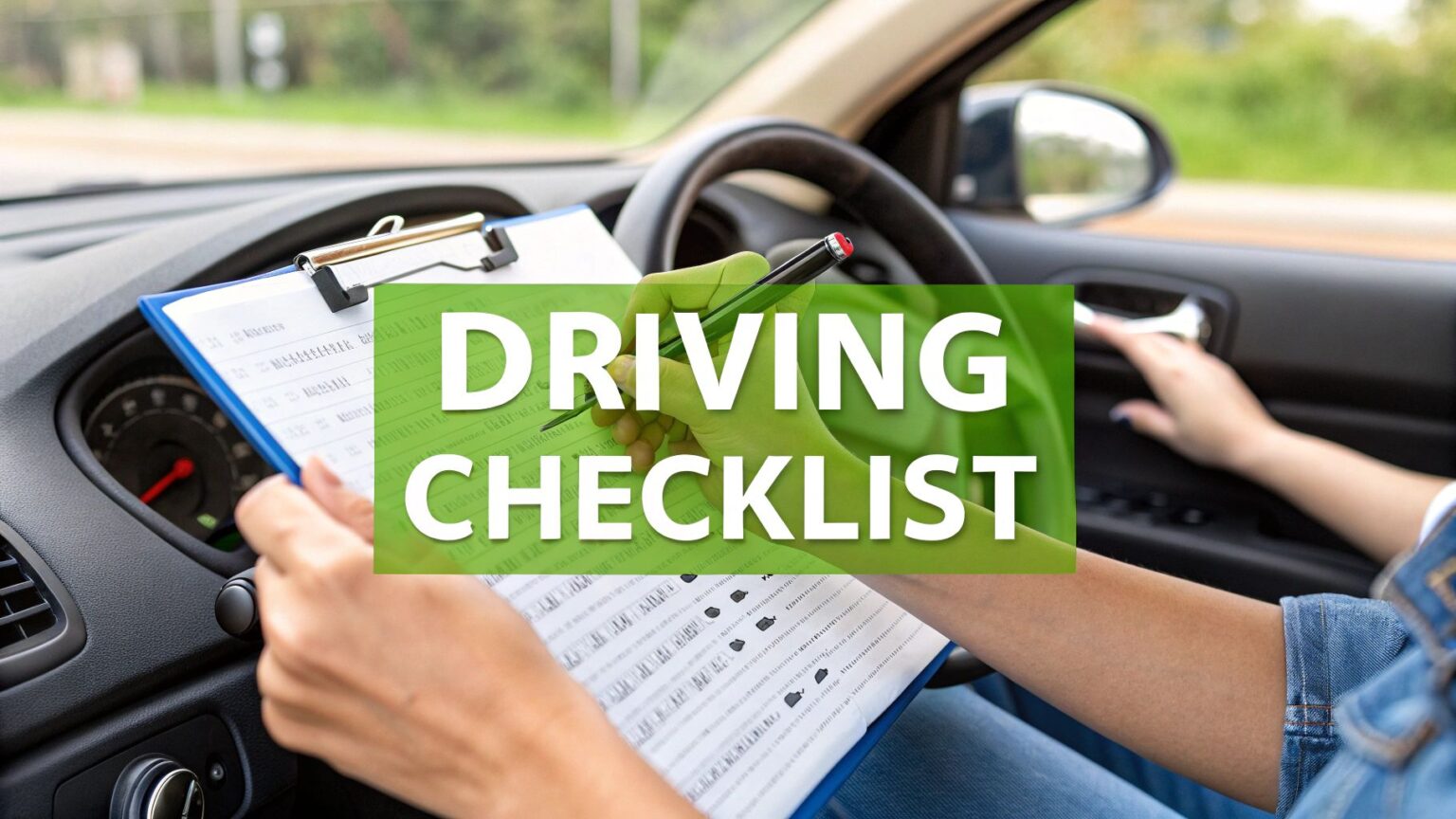 The Ultimate 2025 Driving Lesson Checklist: 8 Key Skills - Fast Pass Blog